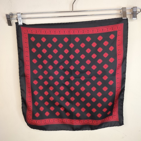 Ashear | Accessories | Vintage Ashear Silk Pocket Scarf Hand Rolled ...